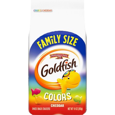 Goldfish Colors Crackers Family Size Bag - 10oz : Target