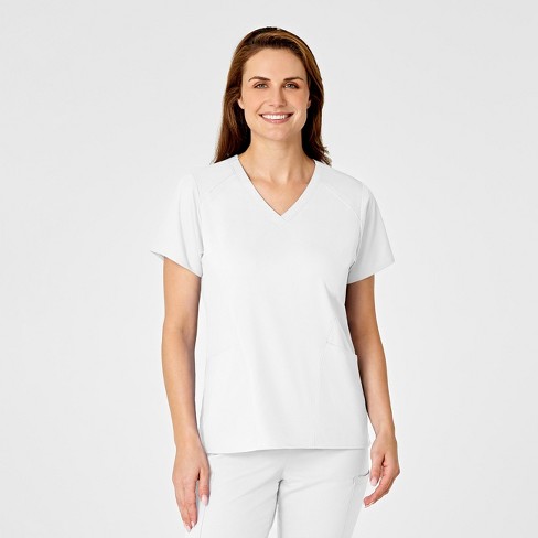 Wink Pro Women's 4 Pocket V-neck Scrub Top, L Regular : Target