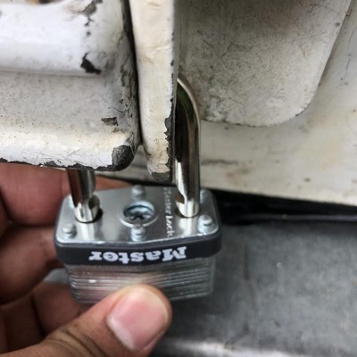 Master Lock Shackle Adjustable 1 3/4" Key Padlock : Target