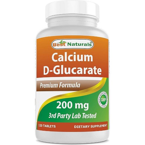 Calcium D-glucarate 200 Mg 120 Tablets : Target