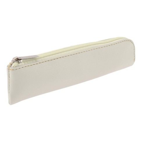 Unique Bargains Faux Leather Pencil Case : Target