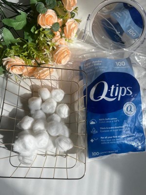 Q-tips Cotton Balls Super - Jumbo - 100ct : Target