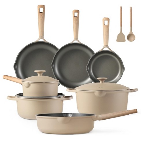Carote 12 Pcs Pot And Pan Set Non Stick, Kitchen Cookware Set, Clay ...