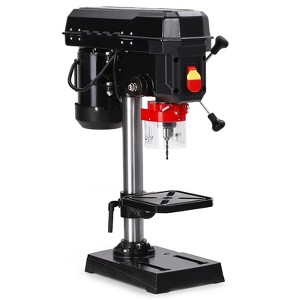 8 Inch Benchtop Drill Press, 5 Speed Adjustable Drill Machine, 0-45 ...