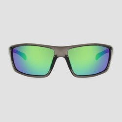 Men's Rectangle Sunglasses With Mirrored Polarized Lenses - All In ...