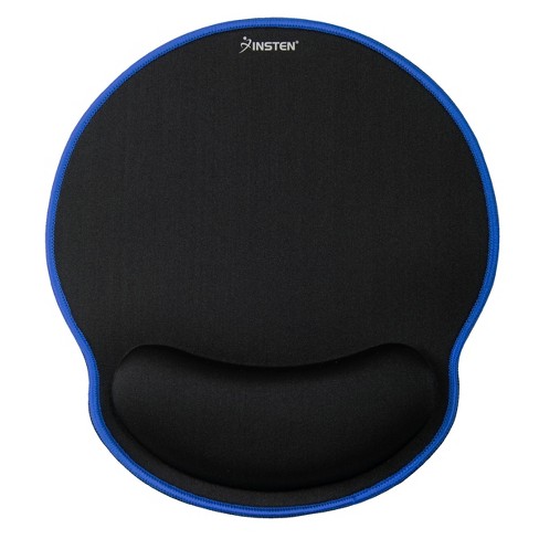 Insten Mouse Pad With Wrist Support Rest, Stitched Edge Mat, Ergonomic ...