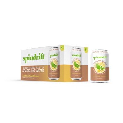 Spindrift Half Tea/half Lemon Sparkling Water - 8pk/12 Fl Oz Cans : Target
