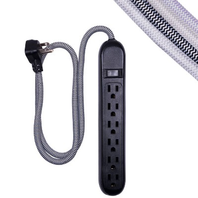 Cordinate 4' 2 Ac 2 Usb Extension Cord Dark Heather : Target