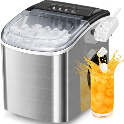 Whirlpool Ice Maker Stainless Steel: Countertop Ice Machine, Bullet ...
