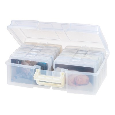 Iris Usa 4” X 6” Photo Storage Box With 16 Keeper Cases : Target