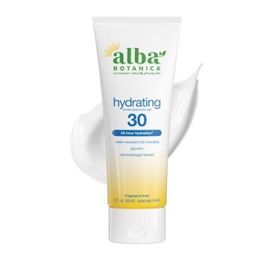 Alba Botanica Hawaiian Aloe Vera Sunscreen Lotion SPF 30 Broad Spectrum ...