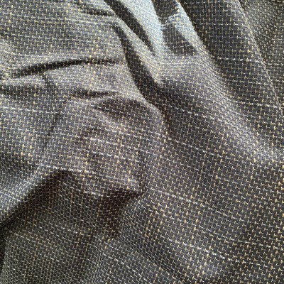 Kline Burlap Weave Thermal 100% Blackout Grommet Top Curtain Panel ...