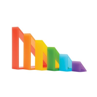Kaplan Early Learning Discovery Triangles - Rainbow - 6 Pieces : Target