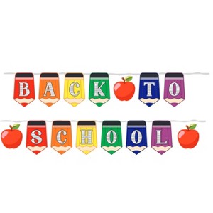 4E's Novelty Back to Classroom Decorations Banners, 2 Strings 10ft ...