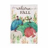 Evergreen Welcome Fall Pumpkins Burlap Garden Flag 12 X 18 Inches ...