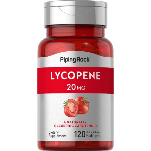 Piping Rock Lycopene Supplement | 20mg | 120 Softgels : Target