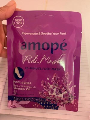 Amopé Pedimask 20-minute Foot Mask - Detox & Chill With Lavender Oil ...