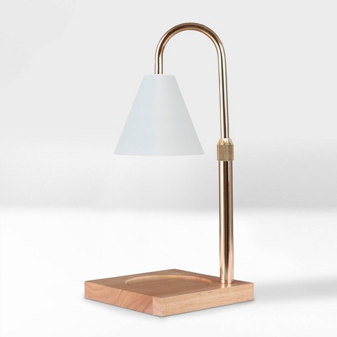 Sparoom Candle Lamp Warmer White Metal Shade: Electric, Contemporary ...