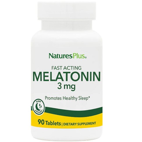 Nature's Plus Melatonin 3 Mg 90 Tablet : Target