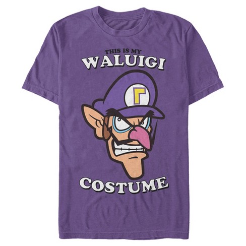 Men's Nintendo This Is My Waluigi Costume T-shirt - Purple - Medium ...