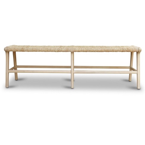 Poly & Bark Forli Indoor Bench In Natural : Target