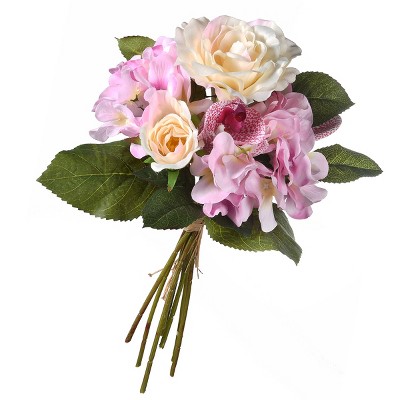 National Tree Company 12" Rose And Orchids Bundle : Target