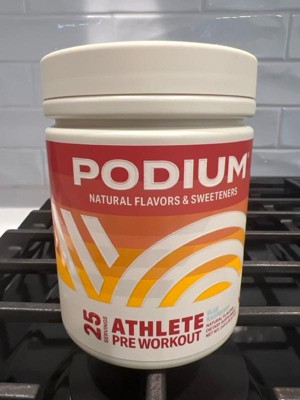 Podium Nutrition Athlete Pre-workout Energy Drink - Blue Raspberry - 8 ...