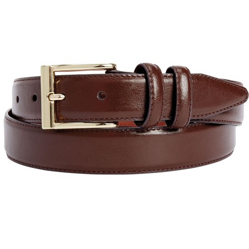 Kingsize Men's Big & Tall Synthetic Leather Belt With Classic Stitch ...