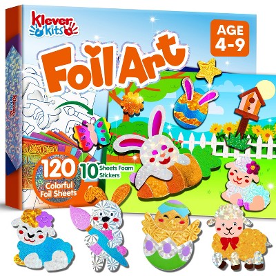 Joyfy Fashion Foil Art Kit for Kids - Easter Character Foil Foam ...