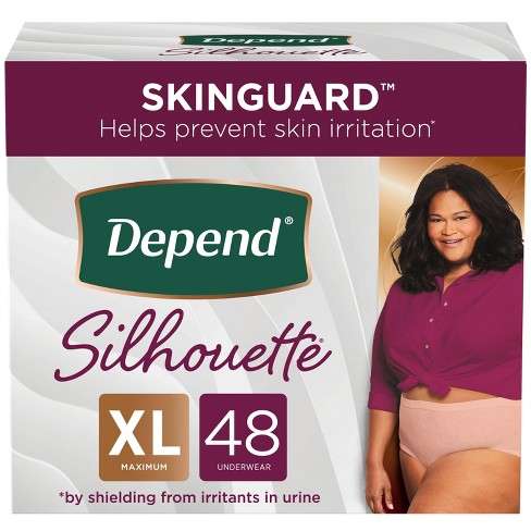 Depend Silhouette Incontinence & Postpartum Underwear For Women ...