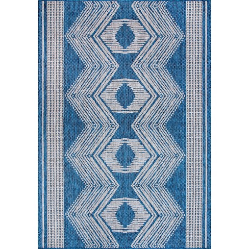 Nuloom Ranya Geometric Indoor And Outdoor Area Rug For Patio Garden ...