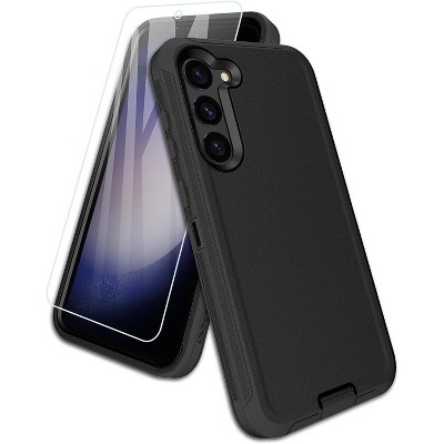 Entronix 2-in-1 Bundle For Samsung Galaxy A14, Heavy Duty Case & Clear ...