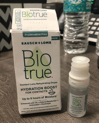 Biotrue Hydration Boost Contact Lens Rehydrating Drops - 0.33 Fl Oz : Target