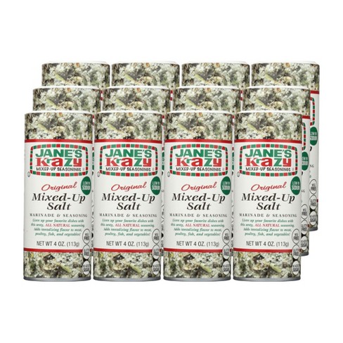 Jane's Krazy Seasonings Original Mixed-up Salt - Case Of 12/4 Oz : Target
