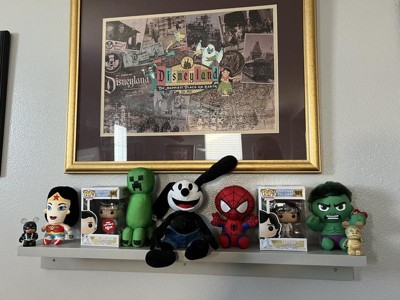 48" Slimline Low Profile Floating Shelf For Kids' Room Gray - Inplace ...