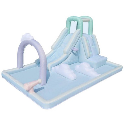 Bounceland Splash N' Dash Outdoor Inflatable Dream Water Slide With ...