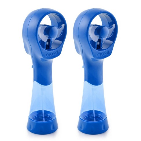 O2cool Elite Handheld Misting Fan 2pk - Dark Blue: Portable Mister ...