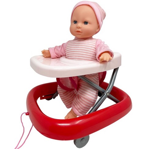The New York Doll Collection 12 Inch Baby Doll Walker Set : Target