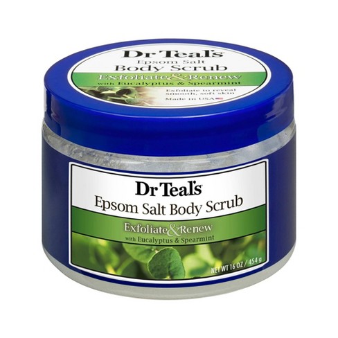 Dr Teal's Exfoliate & Renew Eucalyptus & Spearmint Epsom Salt Body ...