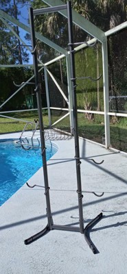 Delta Design Cycle Four Bike Free-standing Storage Rack With Basket ...