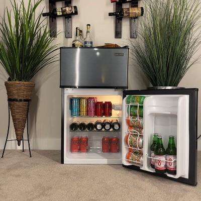 Newair 3.1 Cu. Ft. Black Mini Fridge With Freezer, Energy Star ...