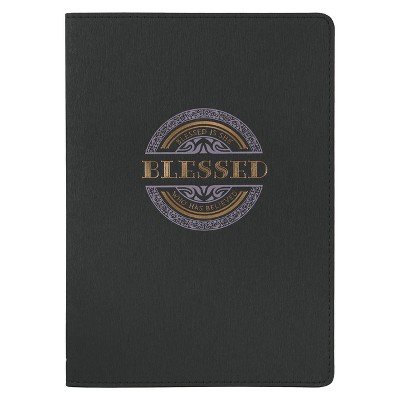 Christian Art Gifts Scripture Journal Blue/peacock Printed Blessed ...