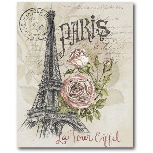 Courtside Market Paris Sketchbook I 30x40 Gallery-wrapped Canvas : Target