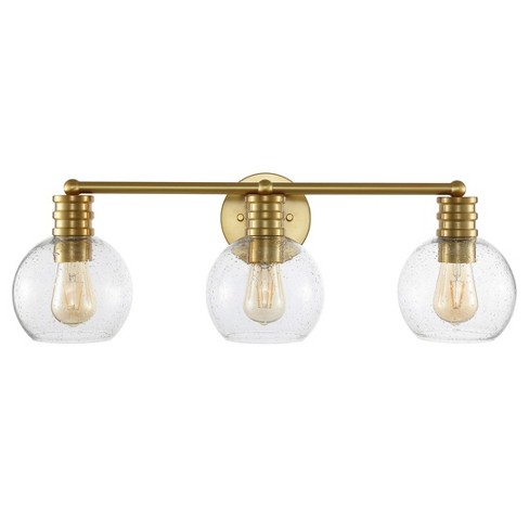 Sunetta 3 Light 26.375" Sconce - Brass - Safavieh : Target