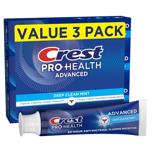 Crest Pro-health Advanced Deep Clean Toothpaste - 5.1oz/3pk : Target