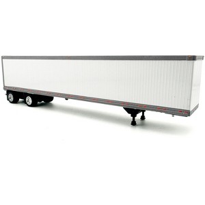 53' Spread Axle Dry Van Trailer White 1/87 (HO) Plastic Model Car by HO ...