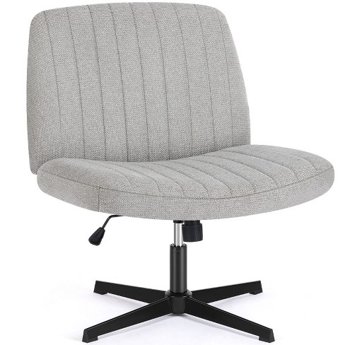 Sweetcrispy Fabric Adjustable Height Ergonomic Task Chair With Criss ...