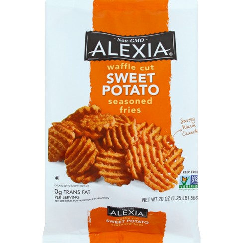 Alexia Frozen Waffle Cut Sweet Potato Seasoned Fries - 20oz : Target