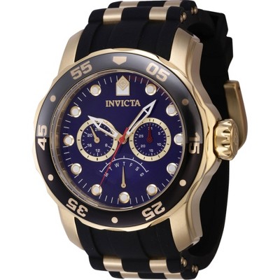 Invicta 46965 Men's Pro Diver Blue Dial Two Tone Strap Watch : Target