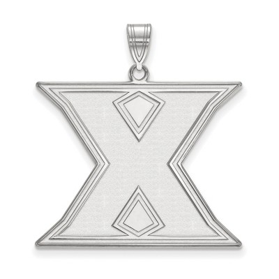 Black Bow Jewelry 14k White Gold Xavier Musketeers Ncaa Extra Large ...